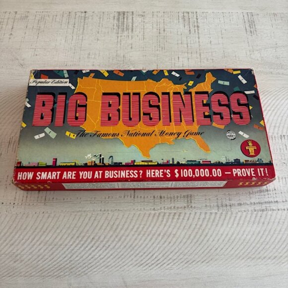 Transogram | Games | Rare Vintage 954 Transograms Big Business Popular ...